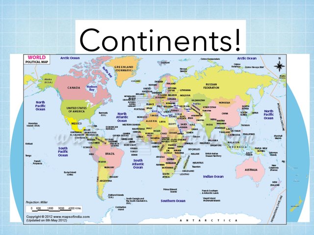 Continents, Oceans And Hemispheres Free Activities online for kids in ...