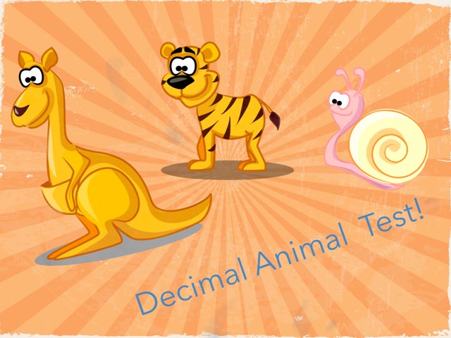 Courtney Decimal Animal Quiz Free Games online for kids in Nursery by ...