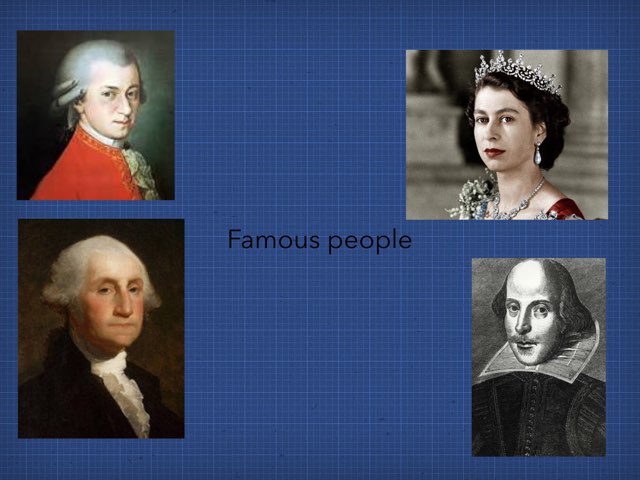 Famous People Free Games online for kids in Nursery by Frances Chapin