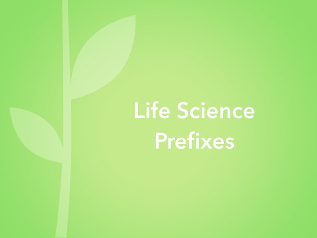 Life Science Prefixes Free Activities online for kids in 2nd grade by ...