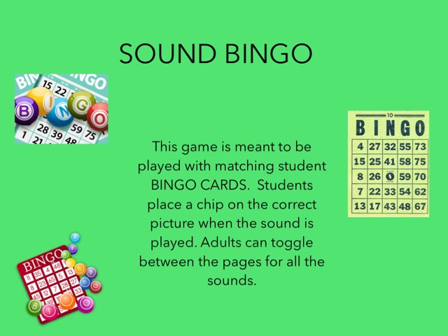 Sound Bingo
