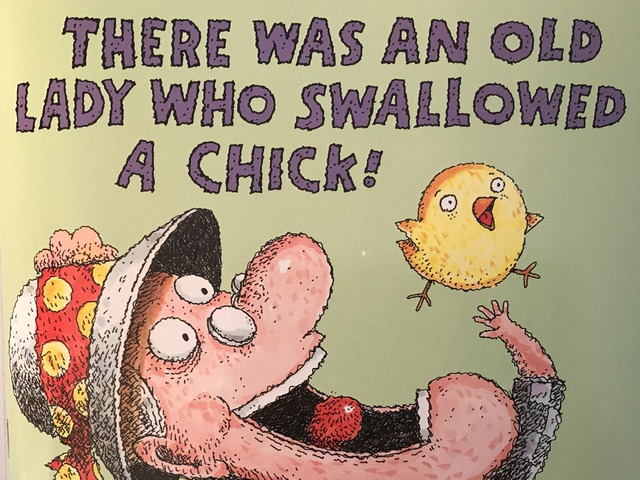 There Was An Old Lady Who Swallowed A Chick! Free Activities online for ...