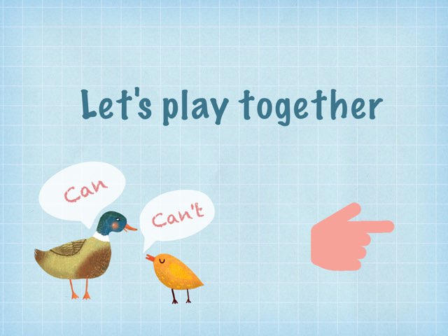 Let's play together about can/can't . Free Games online for kids in Pre ...