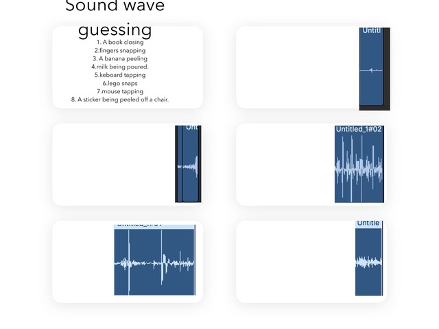 Sound Wave Guessing Free Activities online for kids in 4th grade by ...