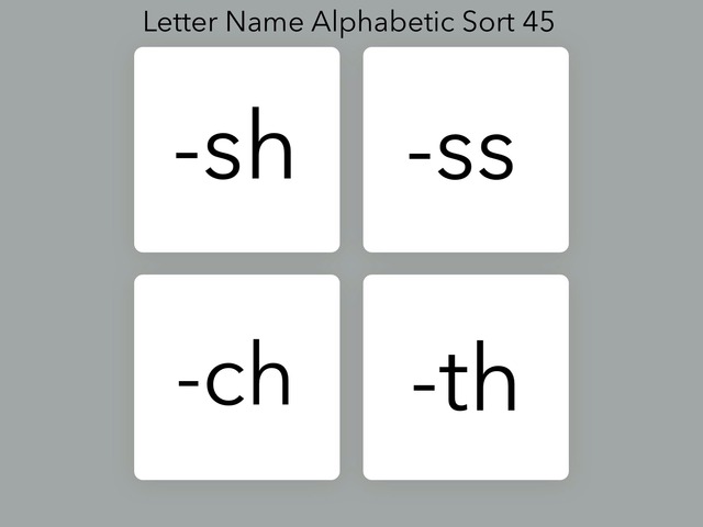 Letter Name Alphabetic Sort 45 Free Games online for kids in Nursery by ...