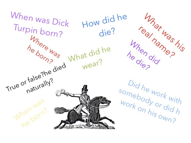 Highwayman Free Activities online for kids in 4th grade by class five