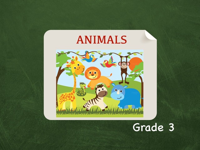 The Animals Free Activities online for kids in 3rd grade by Laurence ...