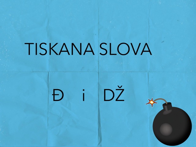 Tiskana slova D i DŽ Free Activities online for kids in 1st grade by ...