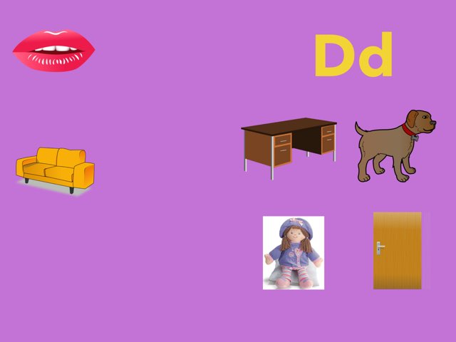 Letter. D ألعاب اونلاين للأطفال في رياض الأطفال الإجباري الخاصة به Enas ...