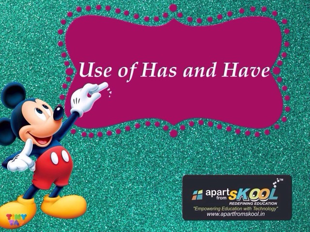 Use Of Has And Have Free Activities online for kids in 2nd grade by ...
