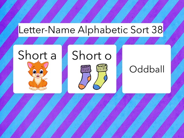 Letter-Name Alphabetic Sort 38 Free Games online for kids in Nursery by ...
