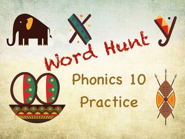 Word Hunt Phonics 10 Practice Free Activities online for kids in 1st ...