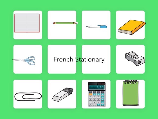 French Stationary Free Activities online for kids in 2nd grade by ...