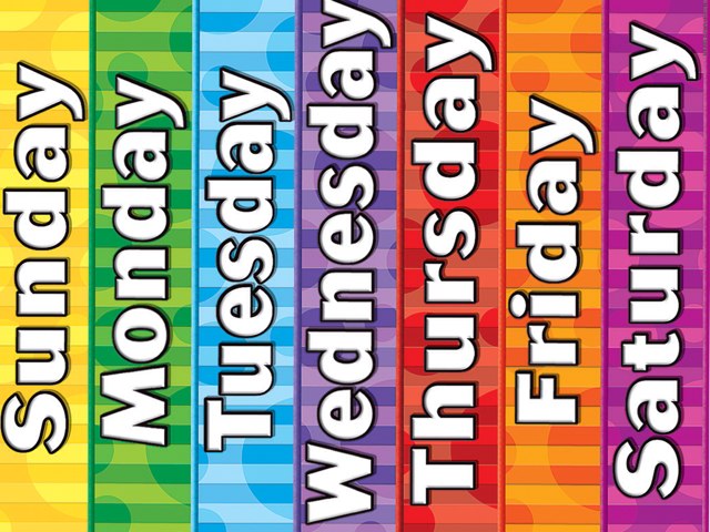 Days Of The Week Free Games online for kids in Nursery by Marierose ...