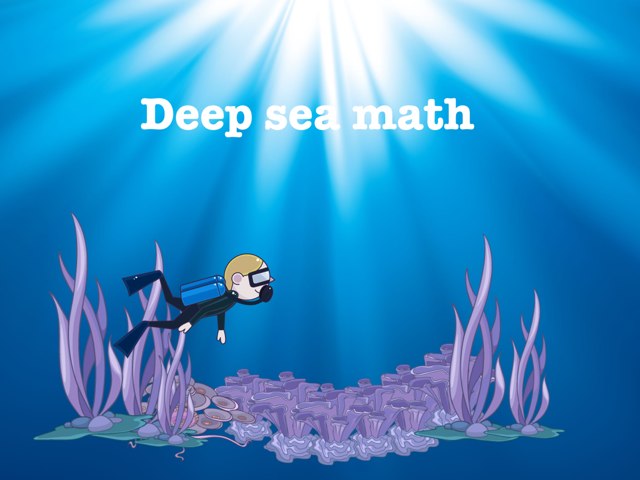 Deep Sea Math Free Games online for kids in Pre-K by Mica Ela