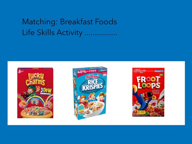 Matching: Breakfast Food #1 | Online English Games for desktop and ...