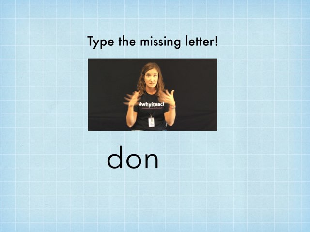 Dolch 3rd Grade -- Missing Letter Free Games online for kids in Pre-K ...