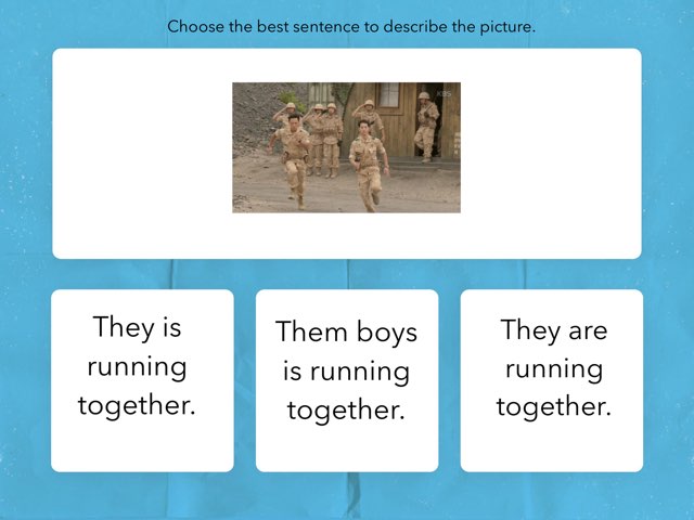 He, She, And They Present Progressive | Online English Games for ...