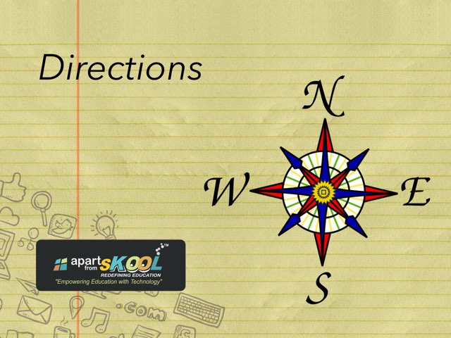 DIRECTIONS Free Games online for kids in Pre-K by apart from sKOOL