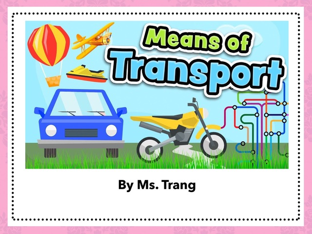 Means Of Transport | Online English Games for desktop and mobile phones ...