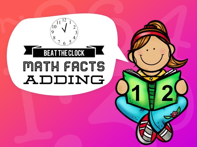 Beat The Clock - Adding To 12 Free Activities online for kids in 1st ...