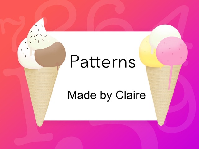 Patterns Free Activities online for kids in 1st grade by Claire
