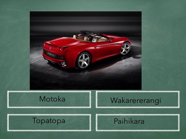 Maori Vehicles Free Games online for kids in Nursery by Matt Johnston