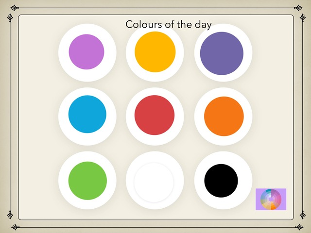 Colours Of The Day Free Activities online for kids in 3rd grade by ...