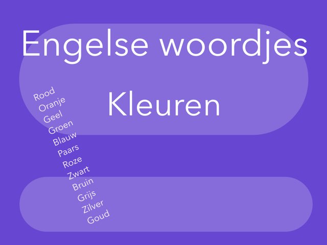 Engelse Woordjes Gratis online spellen voor kinderen in groep 5 door ...