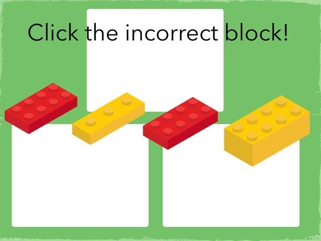 Wrong Block Free Games online for kids in Nursery by Nathan Stiles