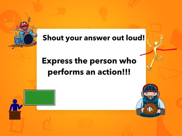 Expressing The Person Who Performs An Activity Free Games online for ...