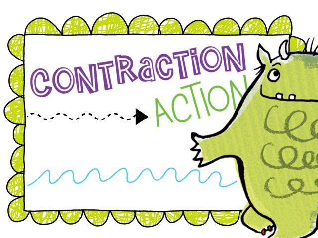 Contraction Action Free Activities online for kids in 2nd grade by ...