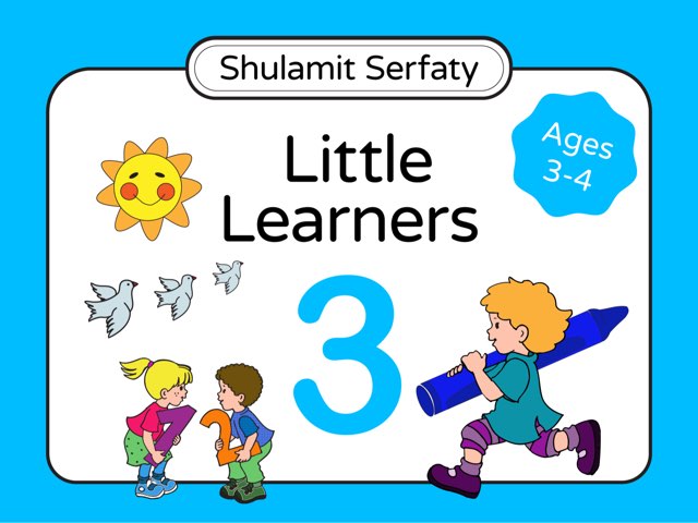 Little Learners - Ages 3-4: Part 3 Free Games | Activities | Puzzles ...