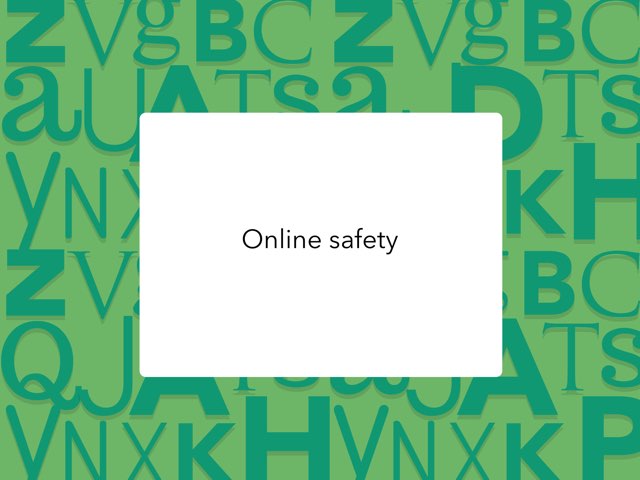 Online Safety Free Activities online for kids in 3rd grade by Rv Vr