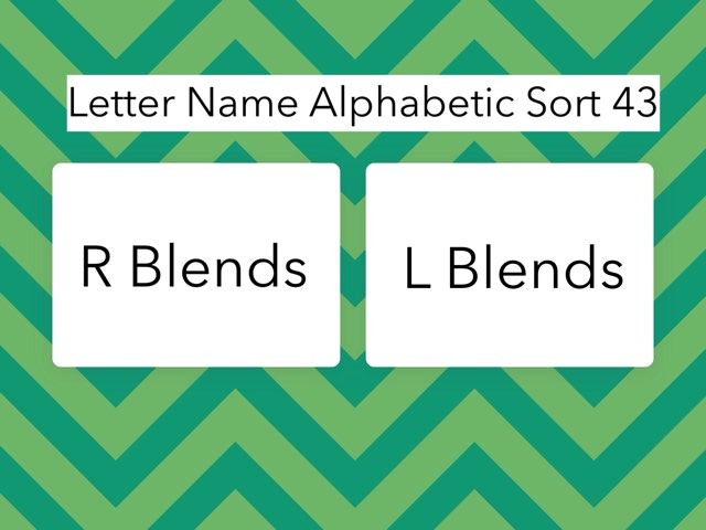 Letter Name Alphabetic Sort 43 Free Games online for kids in Nursery by ...