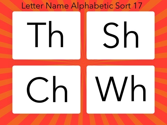 Letter Name Alphabetic Sort 17 Free Games online for kids in Nursery by ...