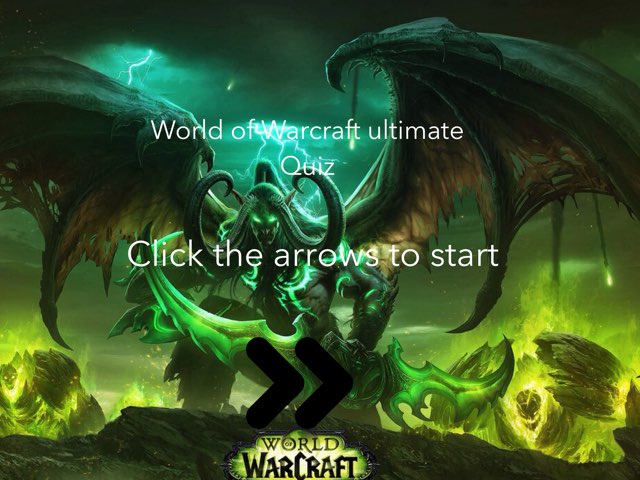 World Of Warcraft Ultimate Quiz Free Activities online for kids in 3rd ...