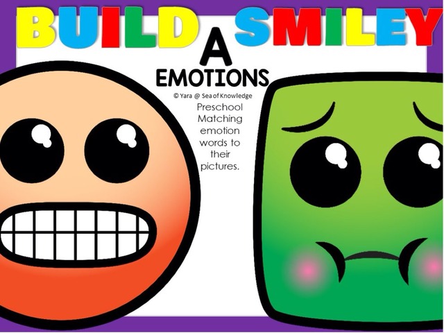 Emotion Words Build A Smiley Free Activities online for kids in ...