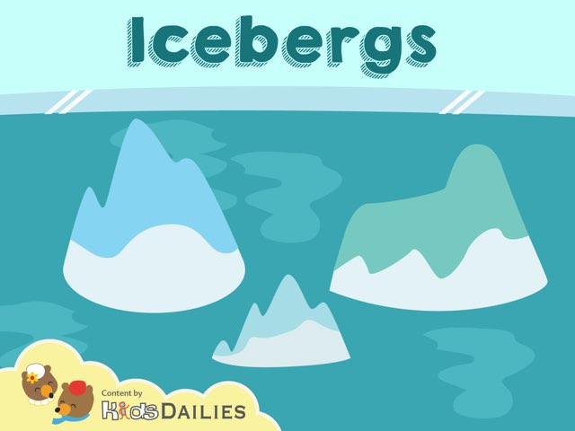 Icebergs Free Activities online for kids in Kindergarten by Kids Dailies