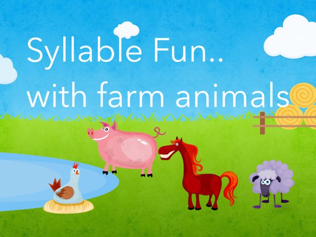 Language Studies (Native) | | Farm Animal Syllable Fun | Online ...