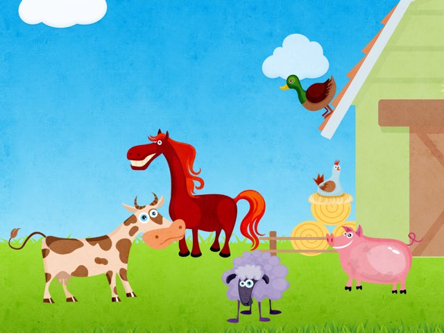 Farm animals Free Games online for kids in Nursery by Nathan Wilson