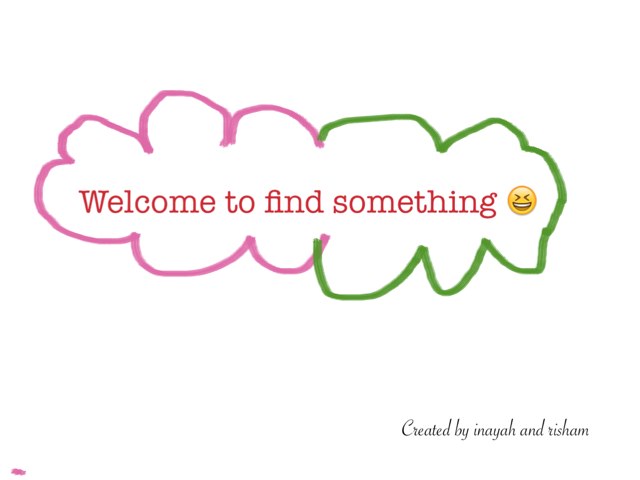Find Something Free Activities online for kids in 1st grade by Inayah Amir