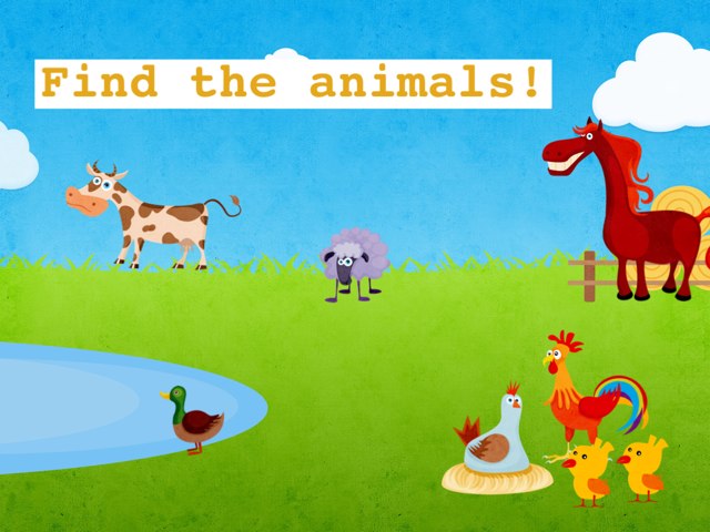 Find The Animals Free Games online for kids in Nursery by Escola lápis ...