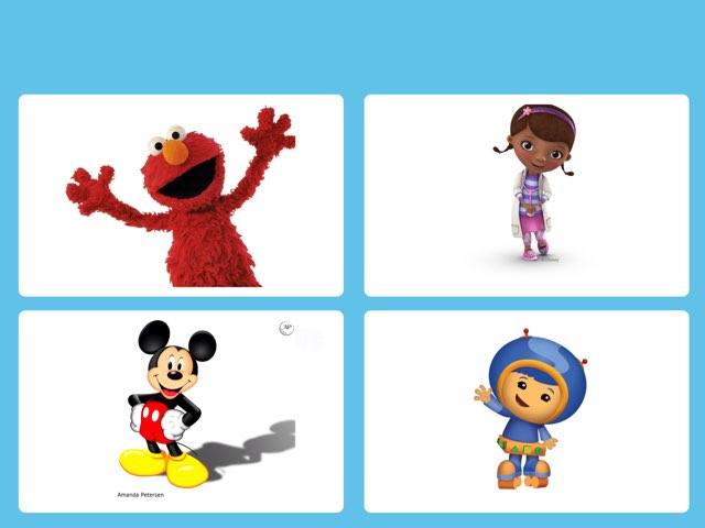 Find The Character Free Games online for kids in Nursery by Lisa Nevitt