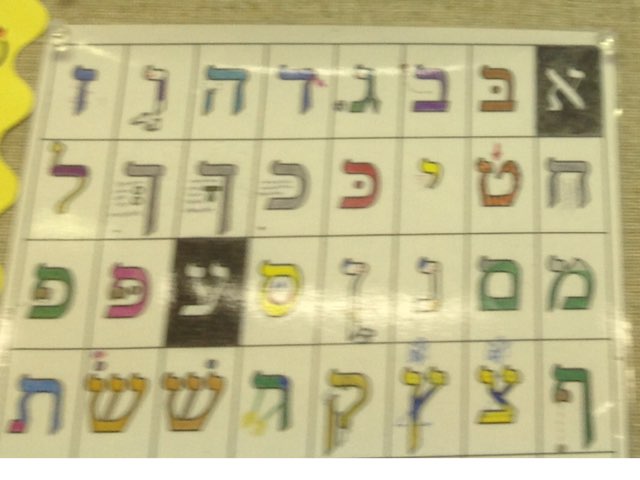 Find The Letters In The Alef Bet Free Activities online for kids in ...