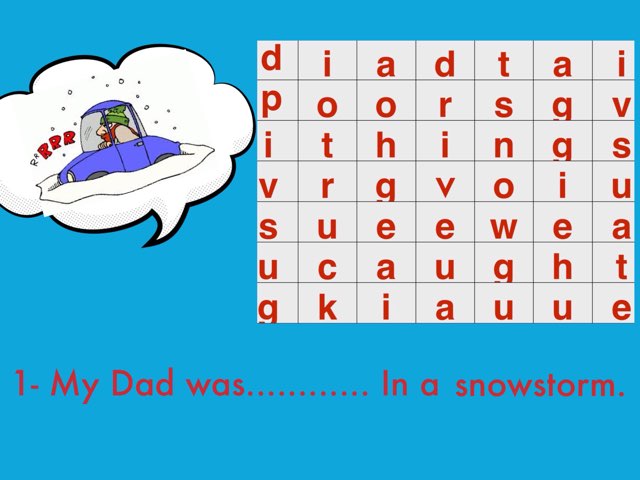Find The Word ( G5) Snow Storm | Online Activities | Language Studies ...