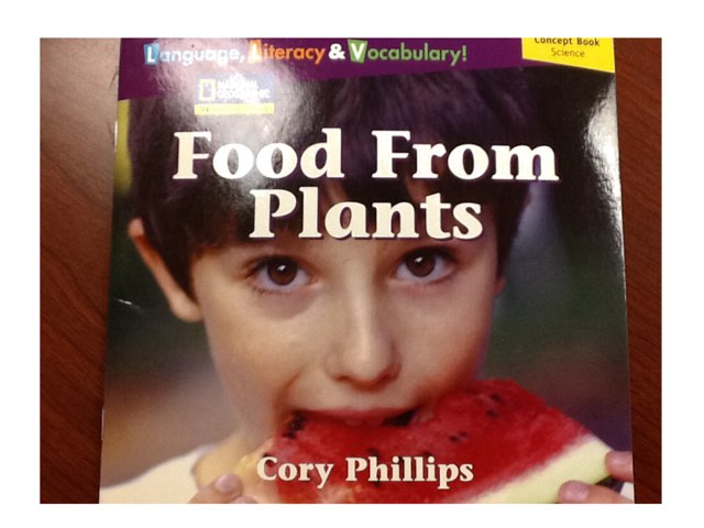 Food From Plants Free Games online for kids in Nursery by Maria Miller