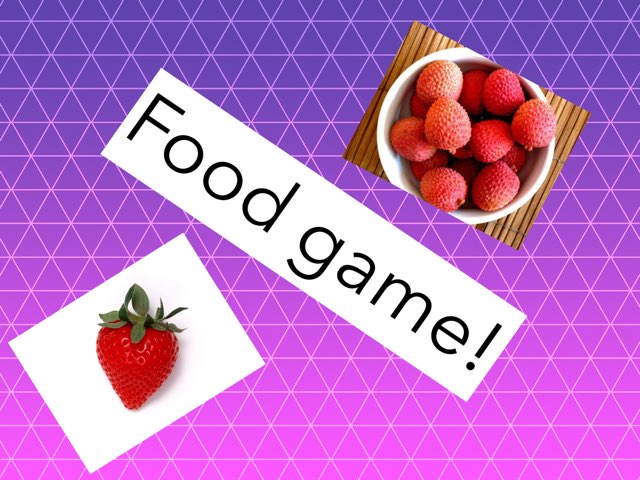 Food Game Free Games online for kids in Nursery by Ash Class
