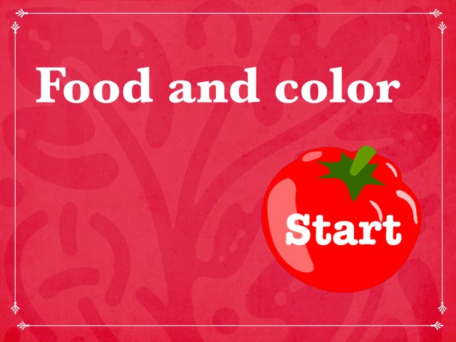 Food and Color Free Games online for kids in Pre-K by Marah Alasali