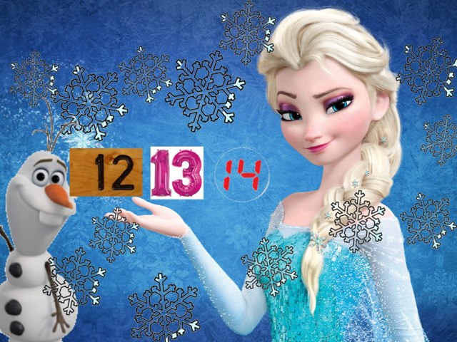 Frozen - Recognizing Numbers 13,14,15 Free Activities online for kids ...
